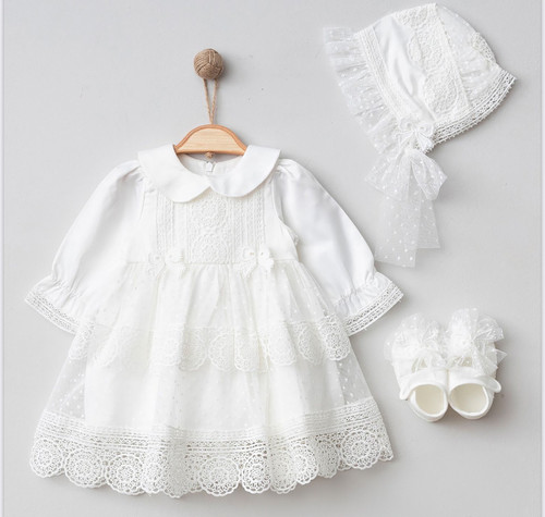 Set za novorodjence bijeli | Panda Kids