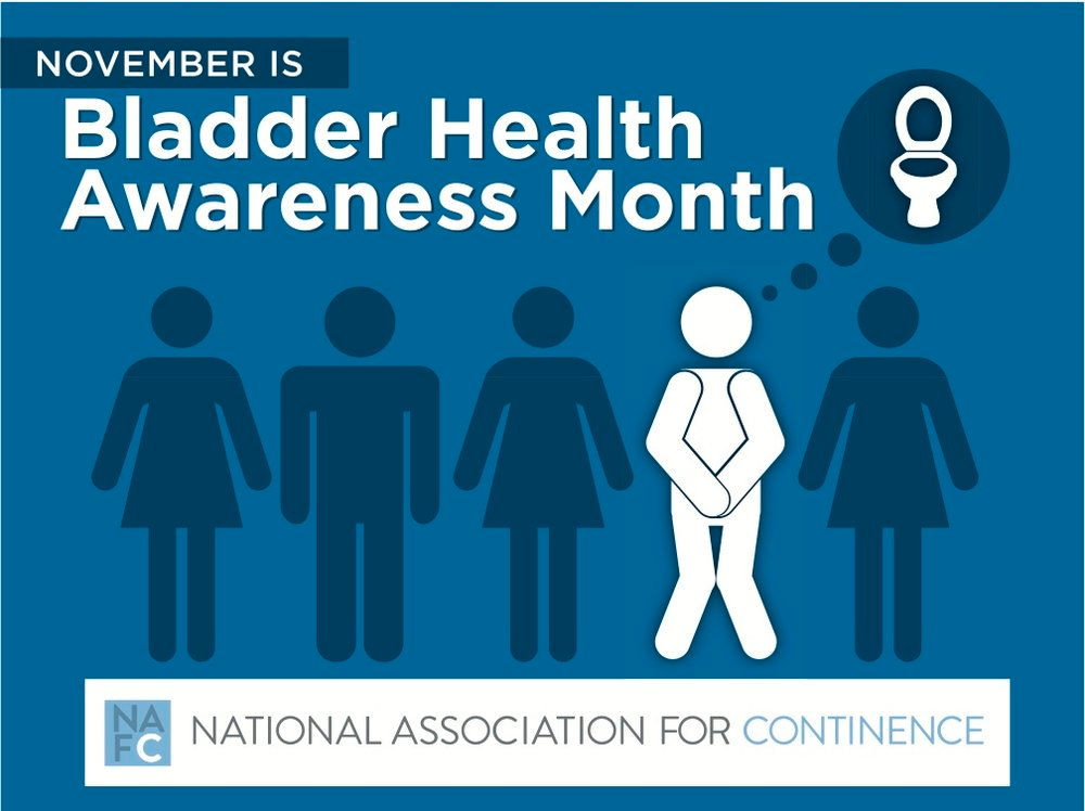 IT'S BLADDER HEALTH AWARENESS MONTH, 2019!