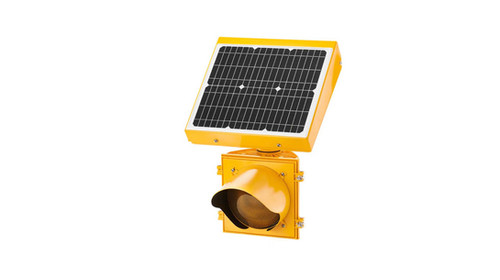 24h Flashing Beacon - Solar powered | CTS TRAFFIC SUPPLY