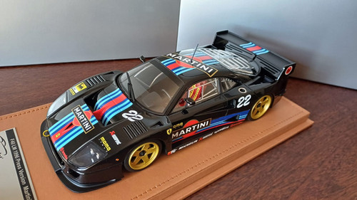 Ferrari F40 LM 1996 Black Martini Version with Gold wheels | Route 66 ...