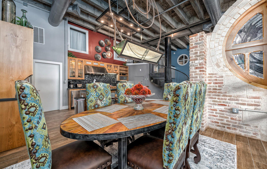 Stained Glass Loft 4Br,3Ba | Green Door Lofts