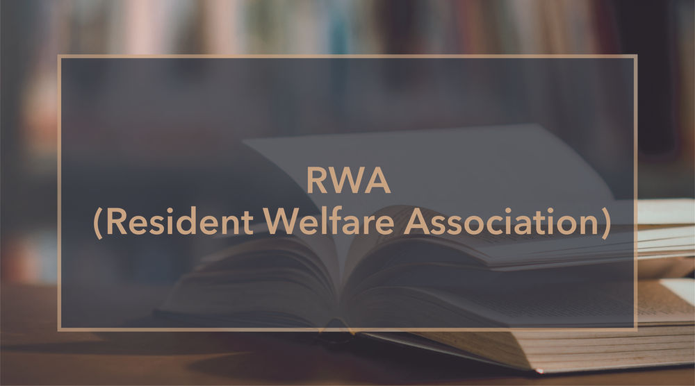Resident Welfare Association (RWA) Registration