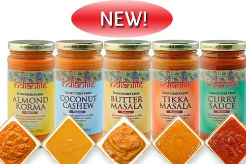 Sauce Sampler 1x Butter, 1 x Tikka, 1 x Coconut, 1 x Korma and 1 x ...