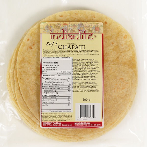 Chapati Soft Wraps 4pkts x 17.6oz (500g) | Indianlife