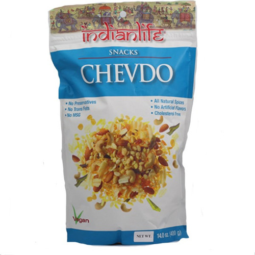 Snacks Chevdo (Family Size) 4pkts x 14oz (400g) | Indianlife