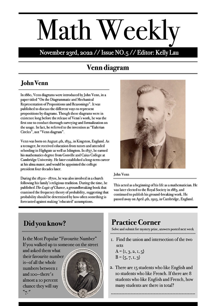 Math Weekly Issue 10