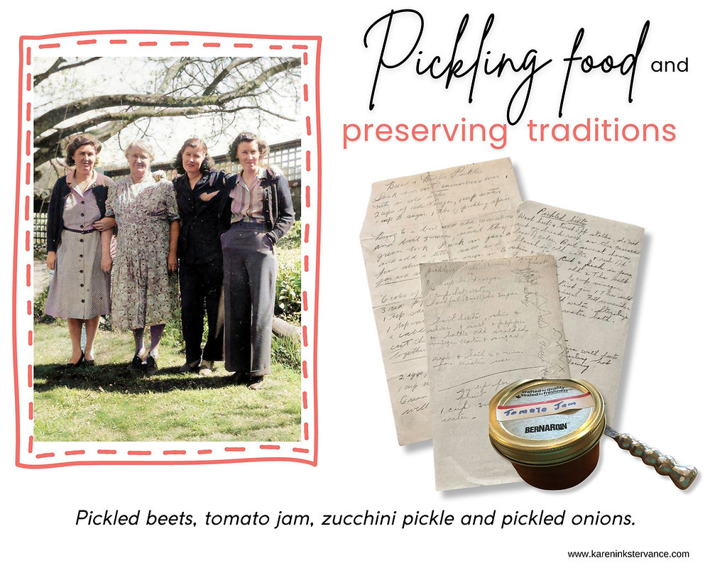 Pickling food and preserving traditions