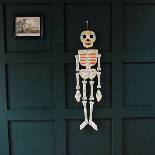 Extra Large Skeleton Wooden Hanging | Rickus Ra