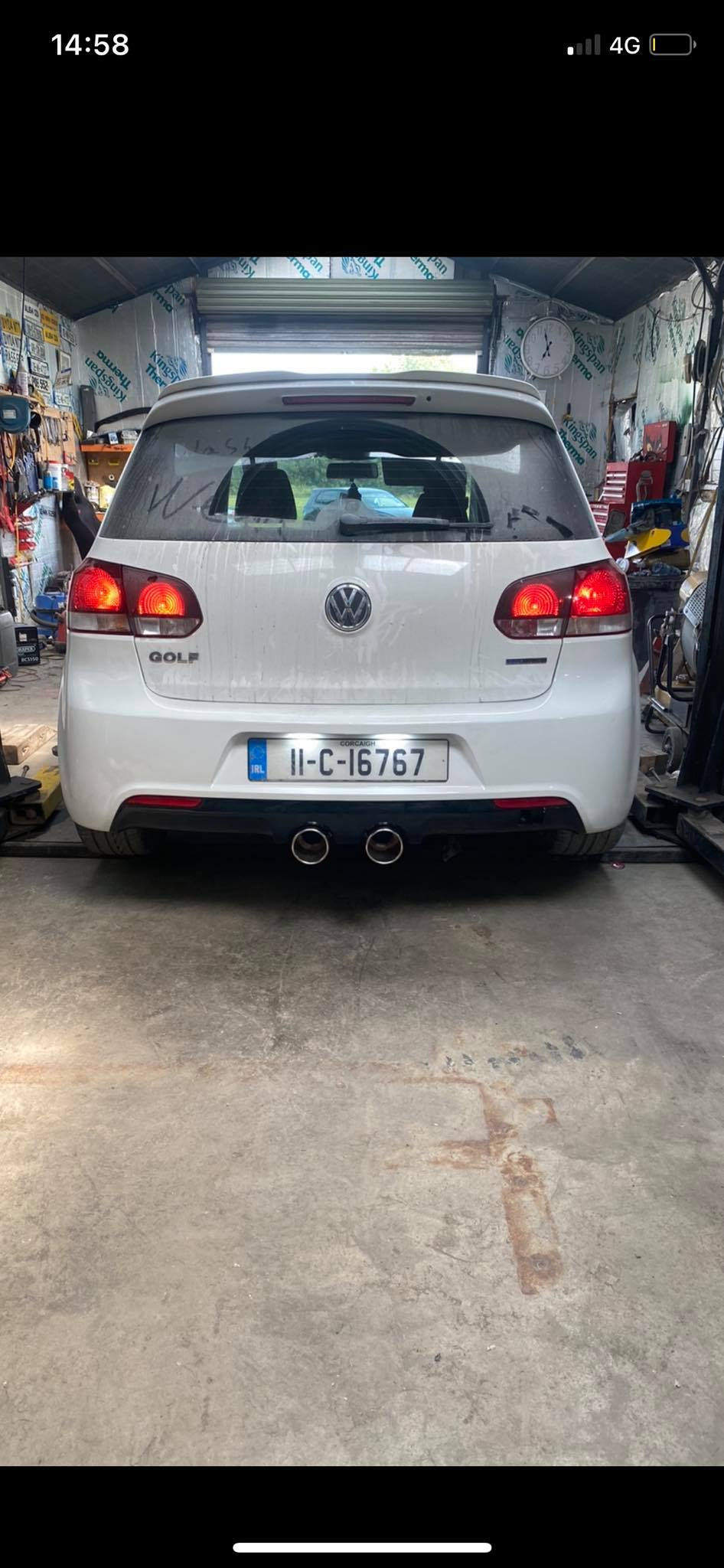 MK6 Golf R20 Rear Bumper (Gloss Diffuser Included) | CCStylingPerformance