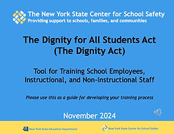 Dignity Act Training - School Employees | nyscfss.org