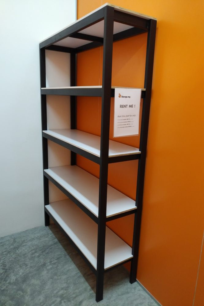 Rent a shelf for your storage unit
