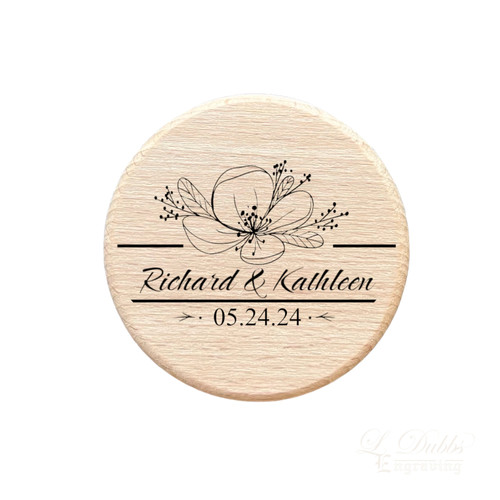 Personalized Wooden Magnets. | LDubbs Engraving