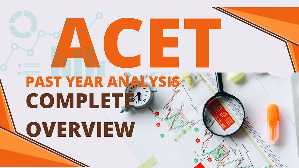 ACET (ACTUARIAL SCIENCE) COMPLETE OVERVIEW WITH PAST YEAR PAPER ...