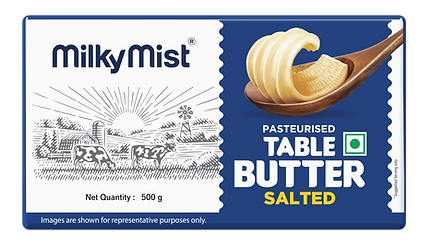 Salted and Unsalted Cooking butter from Milky Mist-Healthy and Fresh