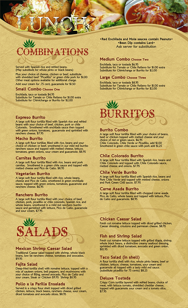 Casa Grande Mexican Restaurant•Lunch