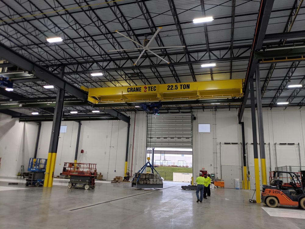 Transfer Cranes Installation for Large Manufacturer
