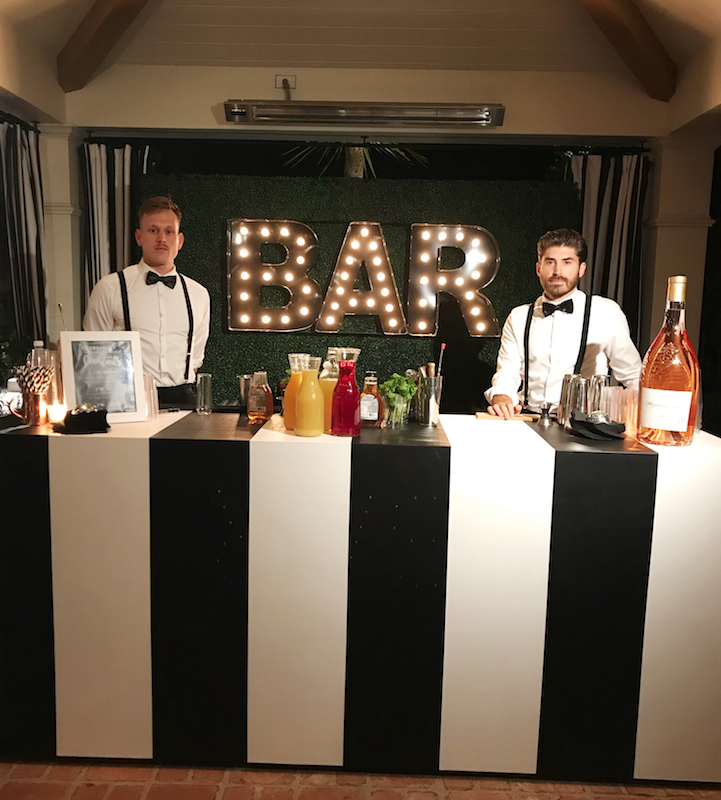 teak & lace adult party bar rental