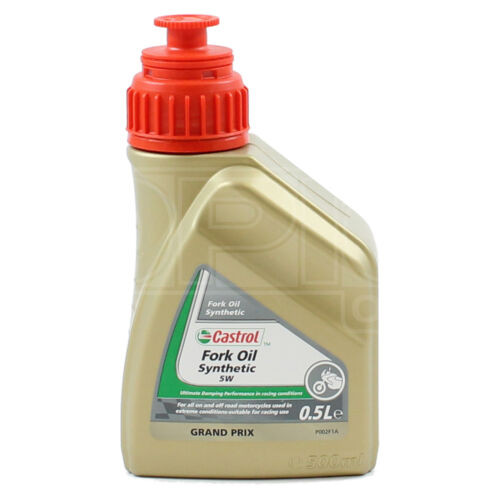 Castrol Fully Synthetic Fork Oil 5W Suspension Fluid 500ml 0.5L | Full ...