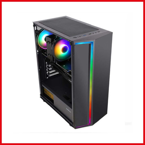 SAMA dust filter gaming case tempered glass pc case ARGB Stripe cabinet ...