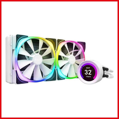 NZXT Kraken X73 RGB 360mm Liquid Cooler with RGB-White | Home Gears