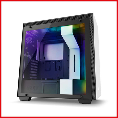 NZXT H710i Mid-Tower Case with RGB- MATTE-WHITE | Home Gears