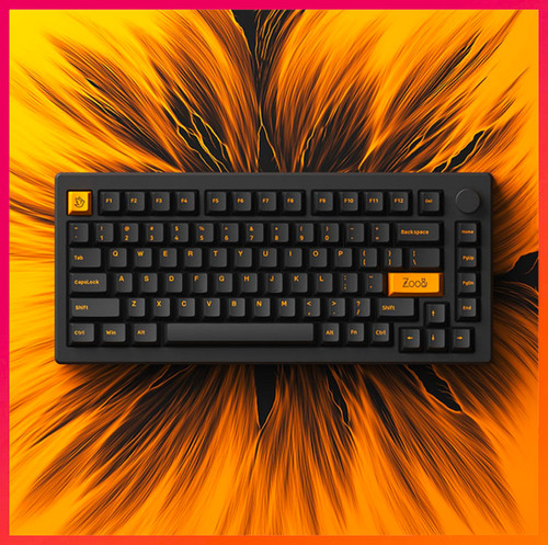 Akko MOD 007 PC Black on Orange | Home Gears