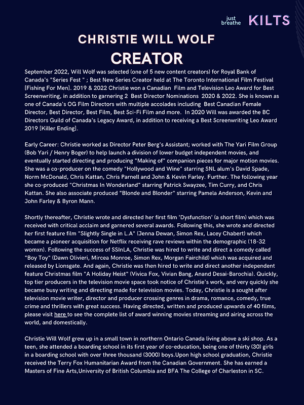 CREATOR | Christie Will Wolf