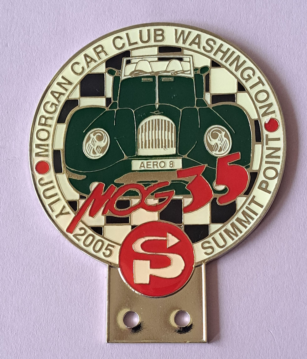 USA Morgan Car Badges
