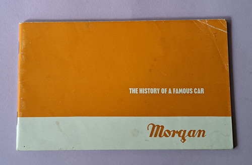 Morgan, The History of a Famous Car, 1970 edition | MorganCarBadges