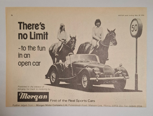 There's No Limit to the fun in an open car - Morgan Plus 8 ...