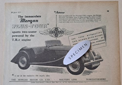 The Immacalute Morgan Plus Four | MorganCarBadges