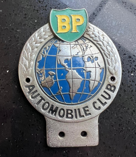 BP Automobile Club car badge | MorganCarBadges