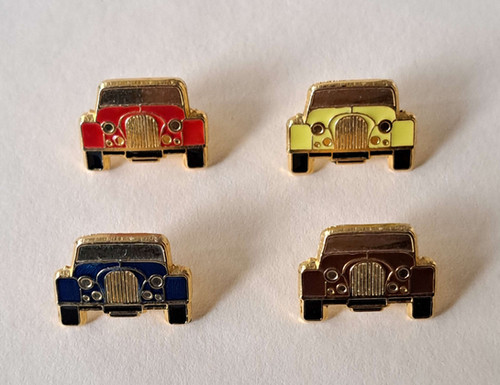 Morgan front view pin - different colours | MorganCarBadges