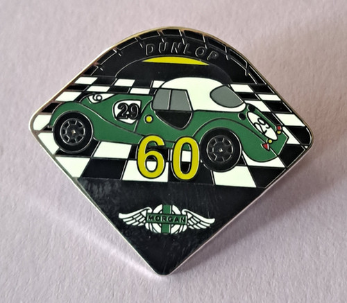 60 Years Morgan Le Mans class win, pin badges | MorganCarBadges