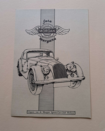 Morgan magazine cover 1970s/1980s | MorganCarBadges