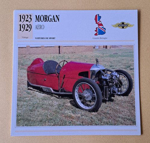 Morgan Aero Super Sports collectors' card | MorganCarBadges