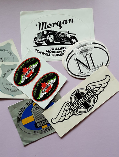 Morgan stickers - several different | MorganCarBadges