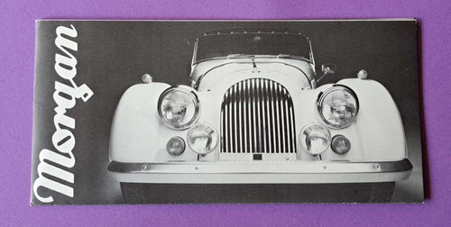 Morgan Sales brochure 1981, Dutch | MorganCarBadges