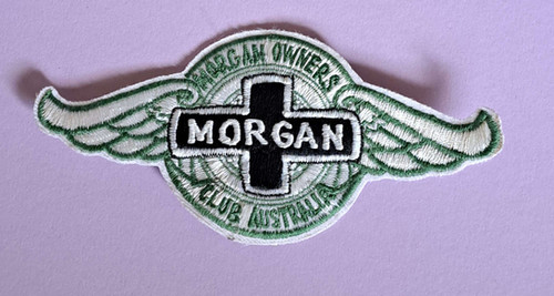 Morgan Owners Club Australia patch, 1980s | MorganCarBadges