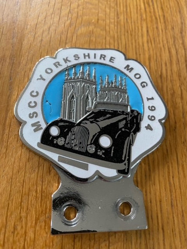 Morgan Sports Car Club MOG 94, Yorkshire | MorganCarBadges