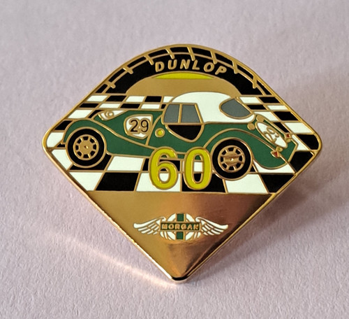 60 Years Morgan Le Mans class win, pin badges | MorganCarBadges