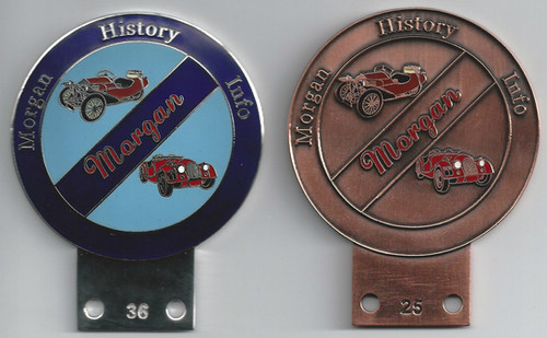 Morgan Car Badges for Sale, Car Club Badges for Sale