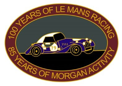 100 Years Le Mans Racing, 85 Years Morgan activity, pins | MorganCarBadges