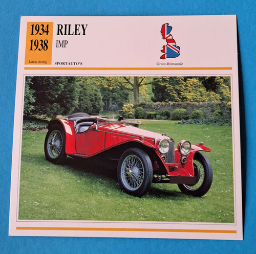 Vintage Riley Collectors cards, set | MorganCarBadges