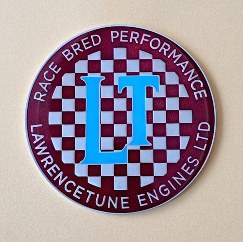 Lawrence Tune Engines Ltd., aluminium badge | MorganCarBadges