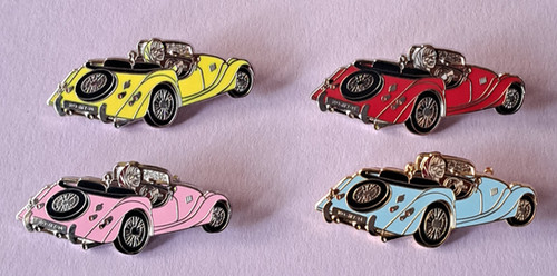 Ladies Drive Morgans, pins | MorganCarBadges