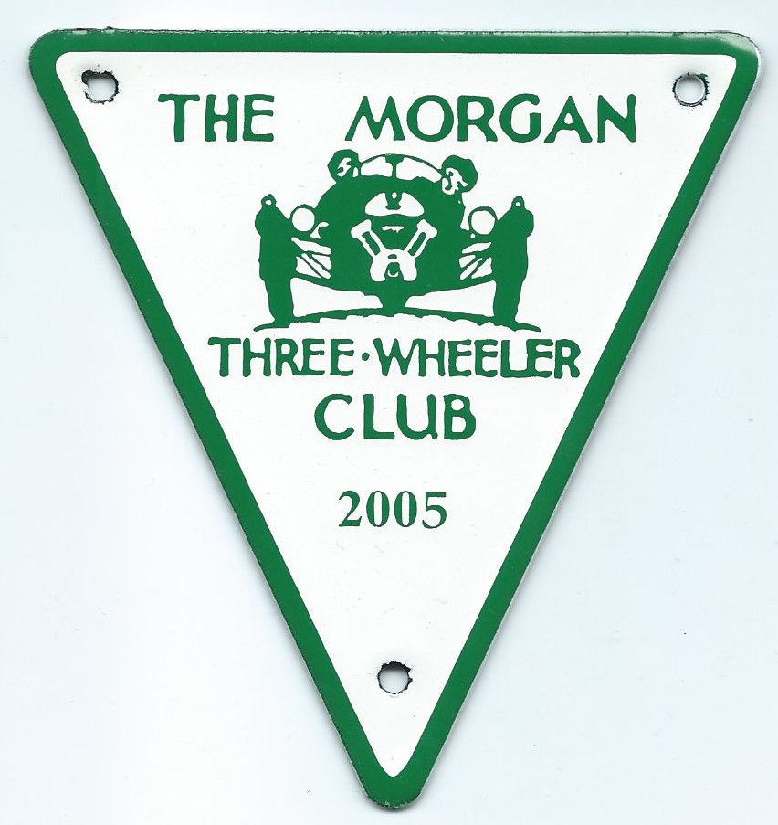 Morgan Three Wheeler Club, 60th anniversary badge | MorganCarBadges