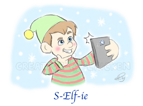 'S-Elf-ie' Card | creativechicken