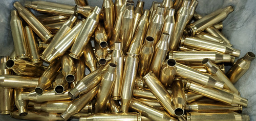 243 Winchester Reloading Rifle Brass, Nickel or Brass, Mixed Headstamps ...