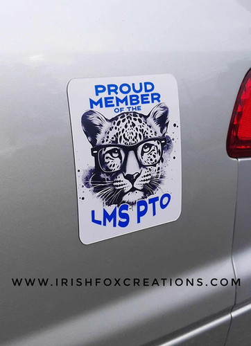 "Proud Member of the LMS PTO" Car Magnet | Irish Fox Apparel